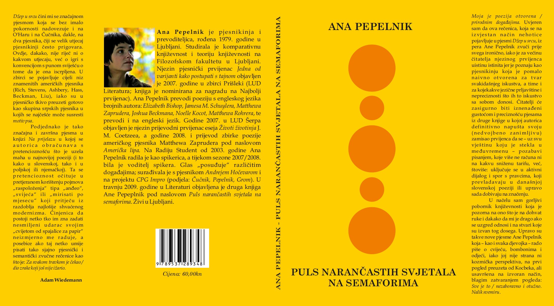 Ana Pepelnik – PULSATING ORANGE TRAFFIC LIGHTS – Naklada Lara